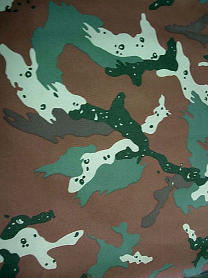 Pack of 4 Soldier 2000 (SANDF) Camouflage Stencil Pattern Printed on ...