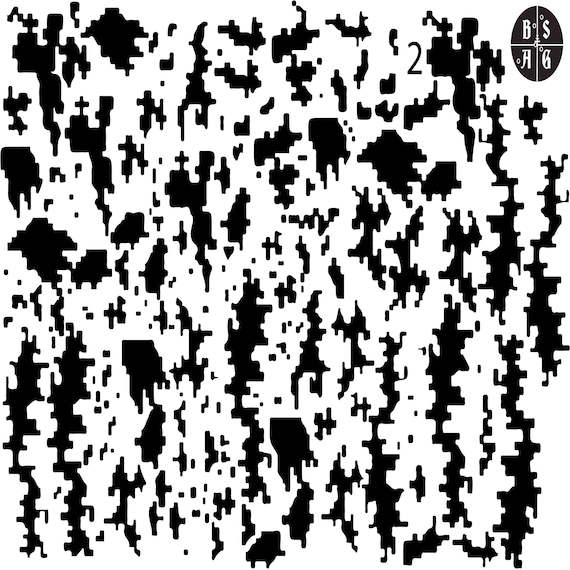 Digital Camouflage Stencil