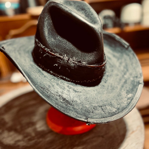 Black Cowboy Hat Custom - Etsy
