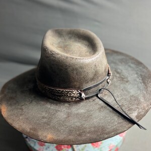 Vintage Rare Distressed Wind Desert Western Hat. - Etsy