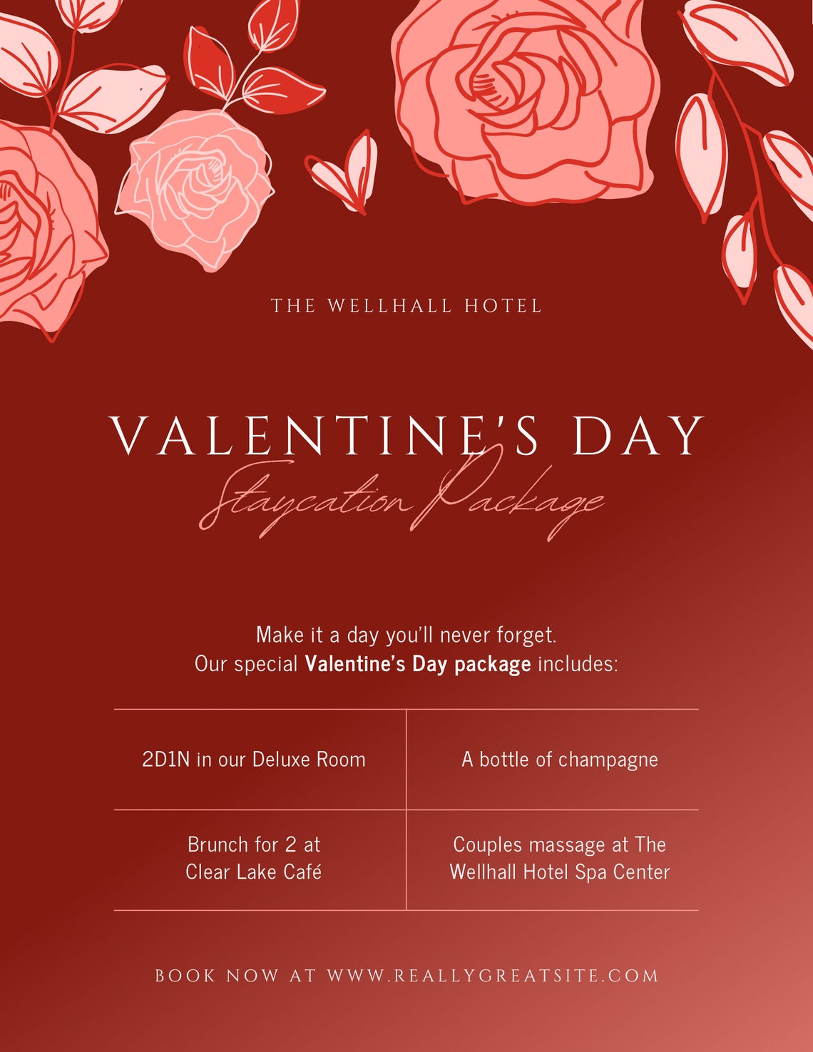 Valentine’s Day Editable Flyer - Etsy