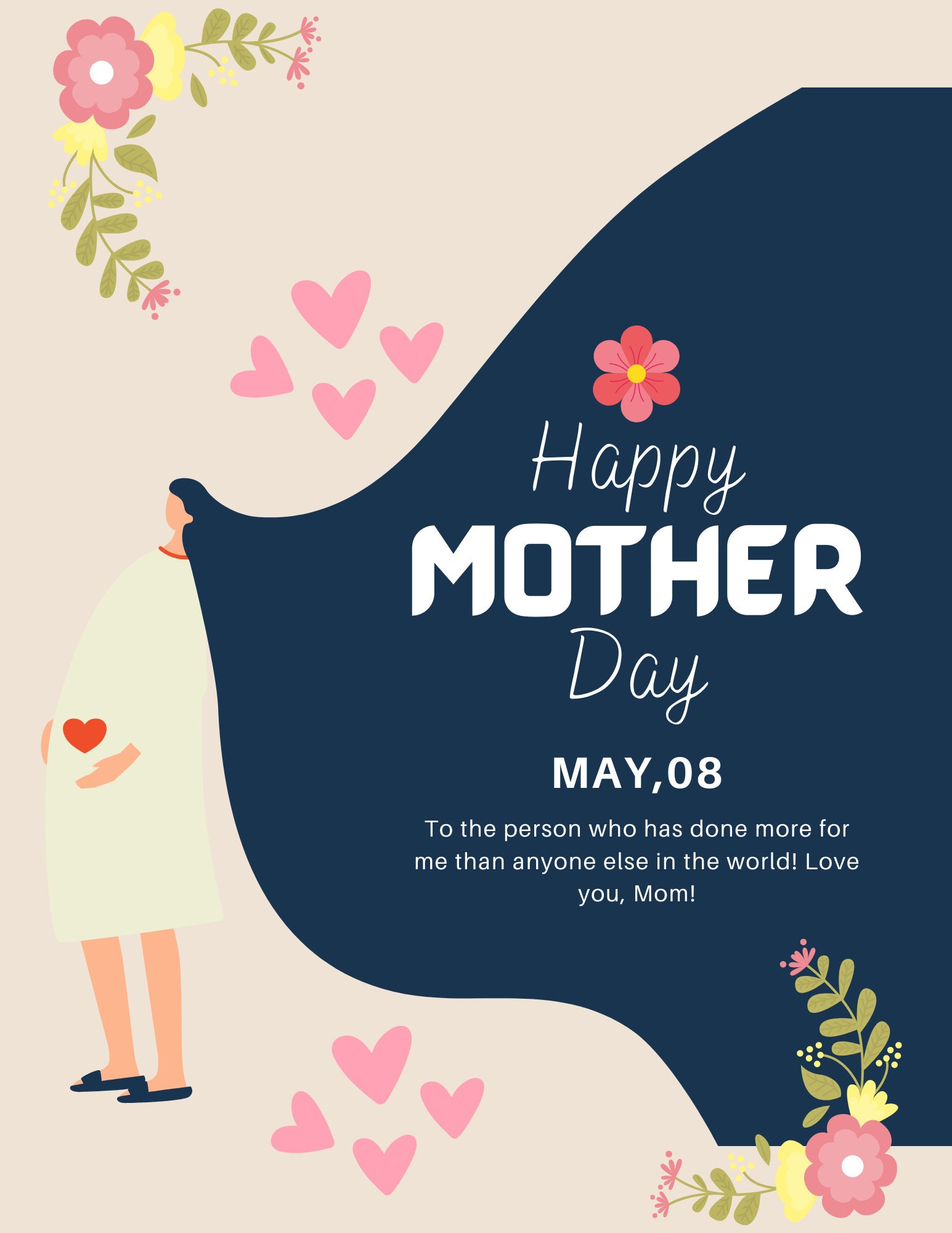 Mothers Day Editable Flyer - Etsy