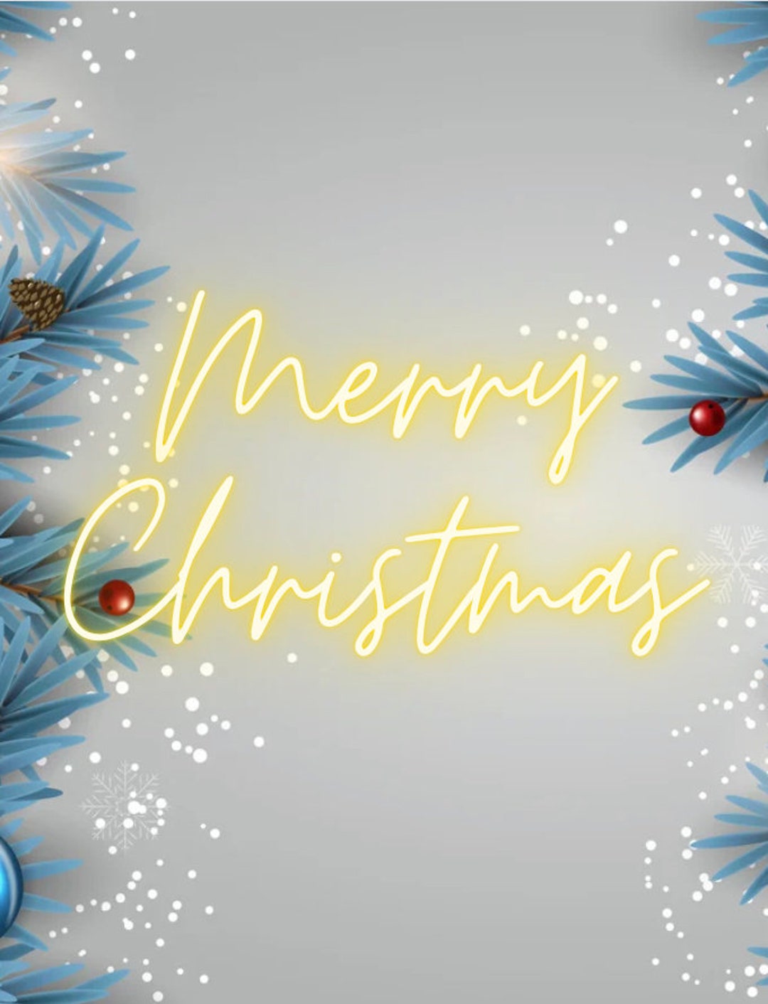 Christmas Editable Flyer - Etsy