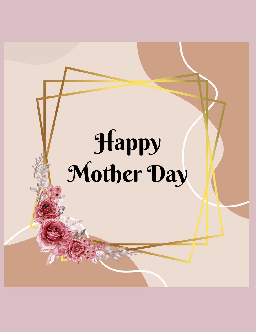 Mother’s Day Editable Flyer - Etsy