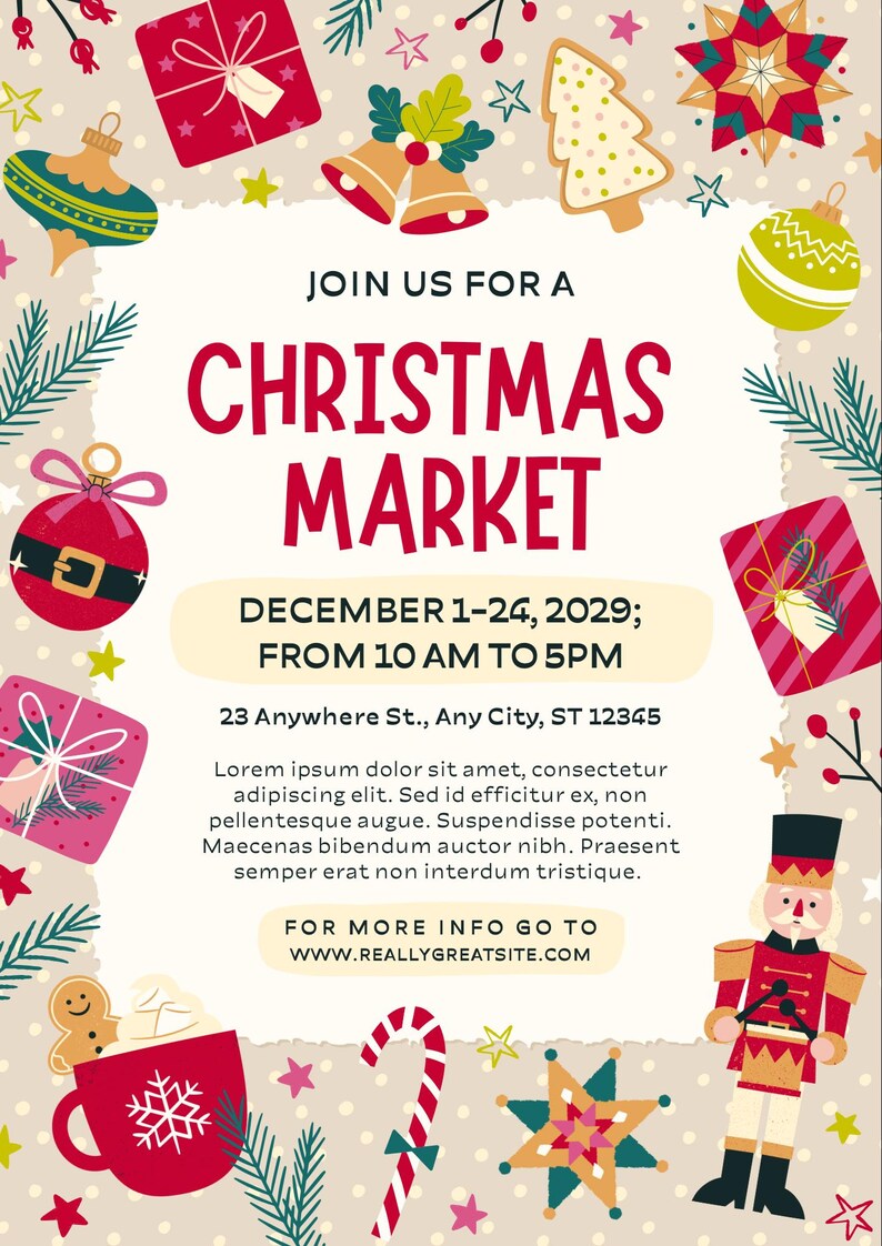 Christmas Flyer - Etsy