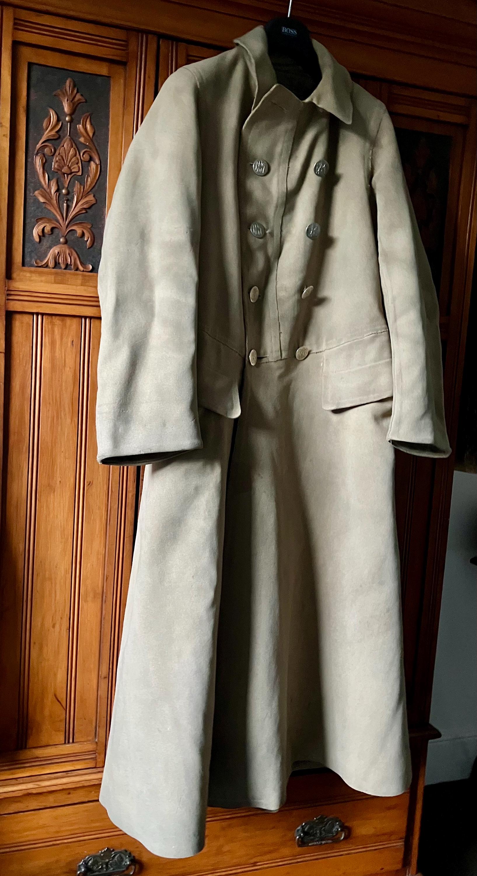 Antique Greatcoat French Coachmans Coat Overcoat 19th Century Pre-ww1 ...