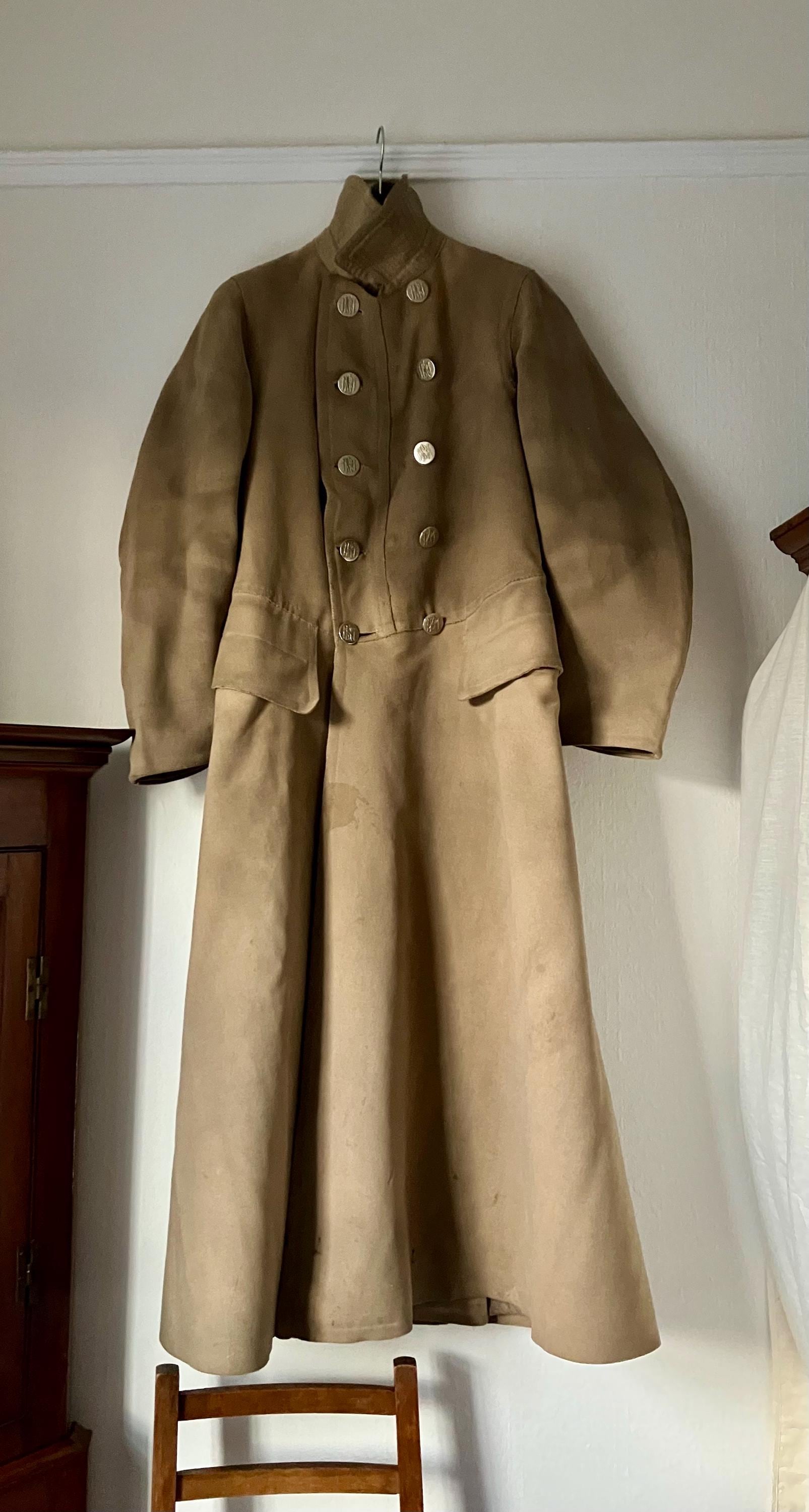 Antique Greatcoat French Coachmans Coat Overcoat 19th Century Pre-ww1 ...