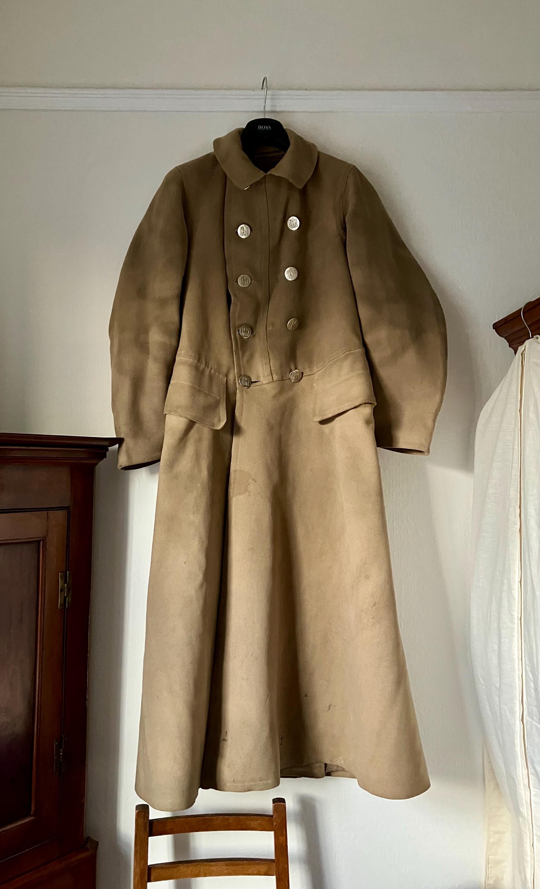 Antique Greatcoat French Coachmans Coat Overcoat 19th Century Pre-ww1 ...