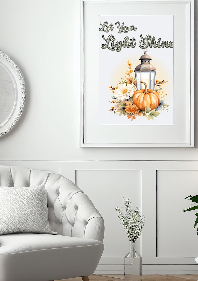 Let Your Light Shine | Scripture Printable | Christian Digital Wall Art ...
