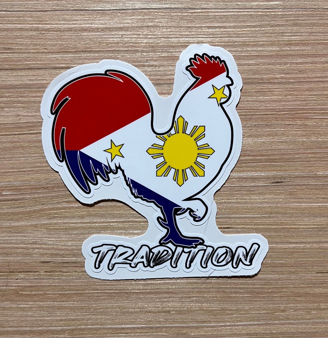 4” Tradition Rooster Filled With Filipino Flag - Etsy