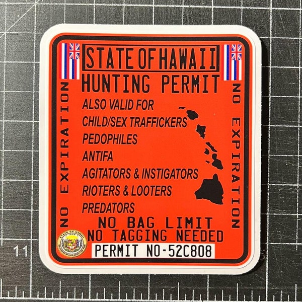 Hunting Permit - Etsy