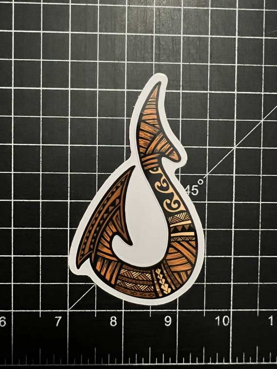 Traditional hawaiian hook tattoo - Bronctattooaus.com