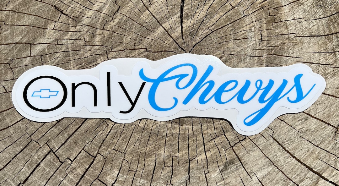 8x2” and 12x3" Only Chevys or Only Fords Stickers - Etsy