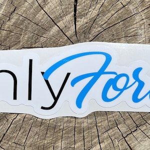 8x2” and 12x3" Only Chevys or Only Fords Stickers - Etsy