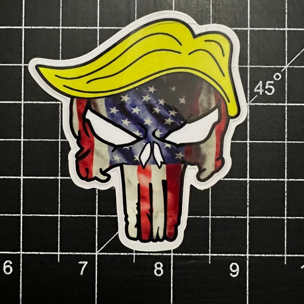 Trump Punisher Skull - Etsy