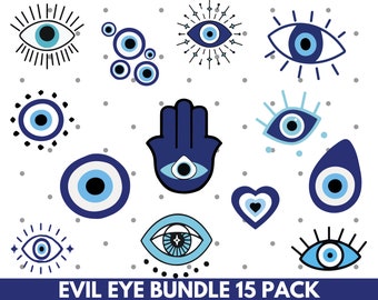 Evil Eye Nazar SVG PNG Digital File With a Transparent Background - Etsy