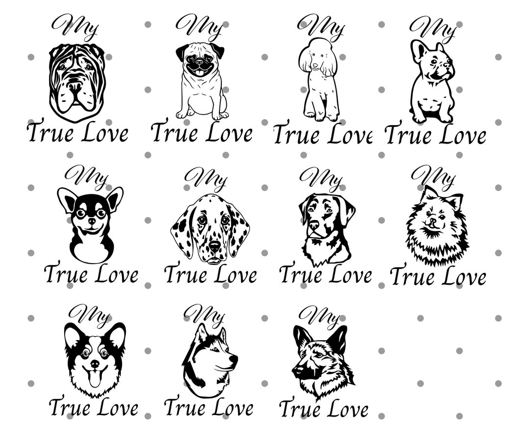 Dog Monogram Svg Dog Svg Bundle Dogs Svg Files for Cricut - Etsy Canada