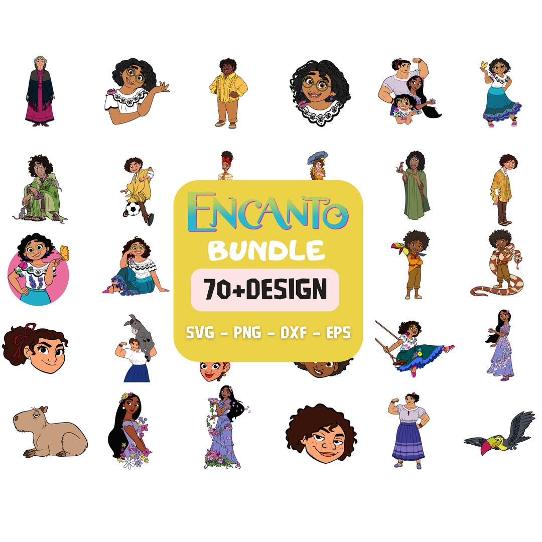 Encanto SVG Mirabel SVG Encanto Clipart Isabelle svg, Bruno svg, svg ...