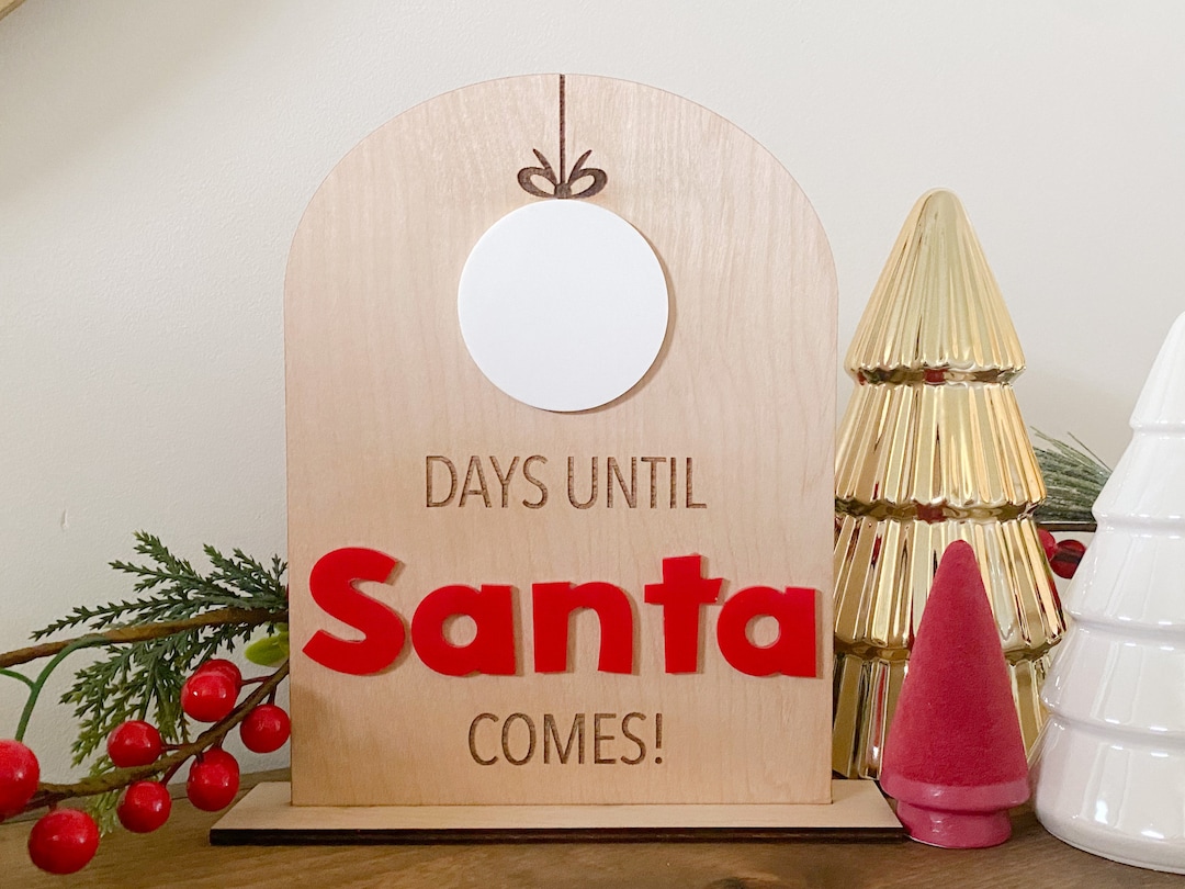Santa Countdown | Christmas Countdown | Days Until Santa Comes | Days ...