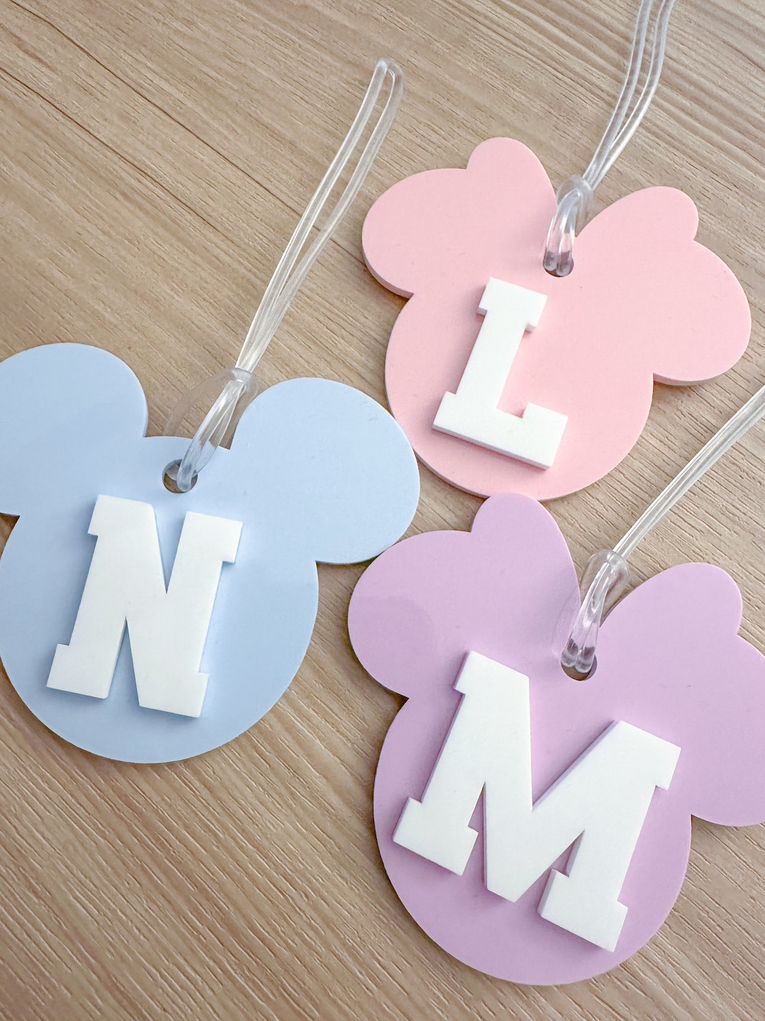 Mickey Mouse Bag Tag, Minnie Mouse Bag Tag, Mickey Bag Tag, Acrylic Tag ...