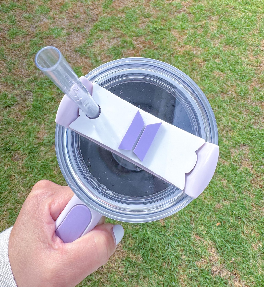 BTS Logo Acrylic Stanley Topper – Purple BTS Army Edition for 30oz and ...