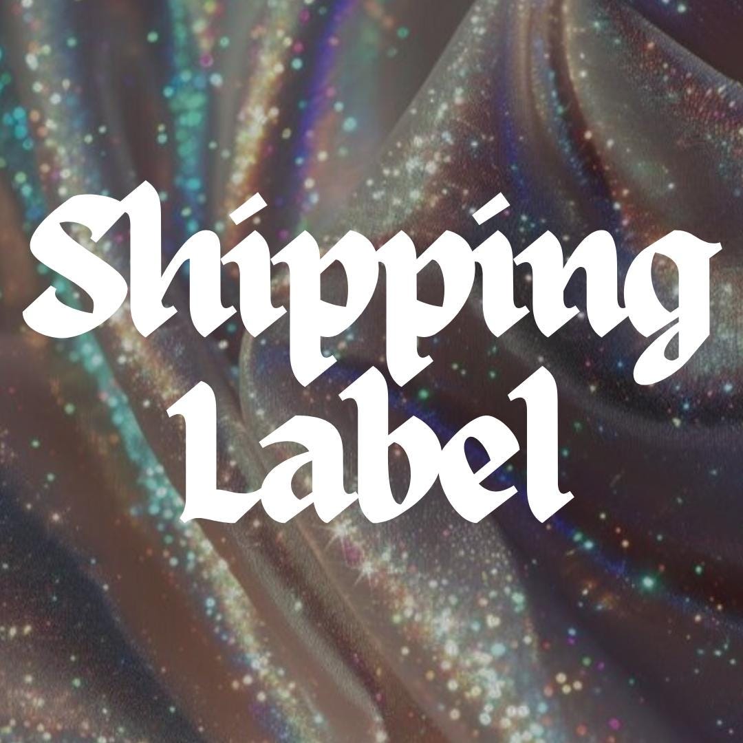 Shipping Label - Etsy