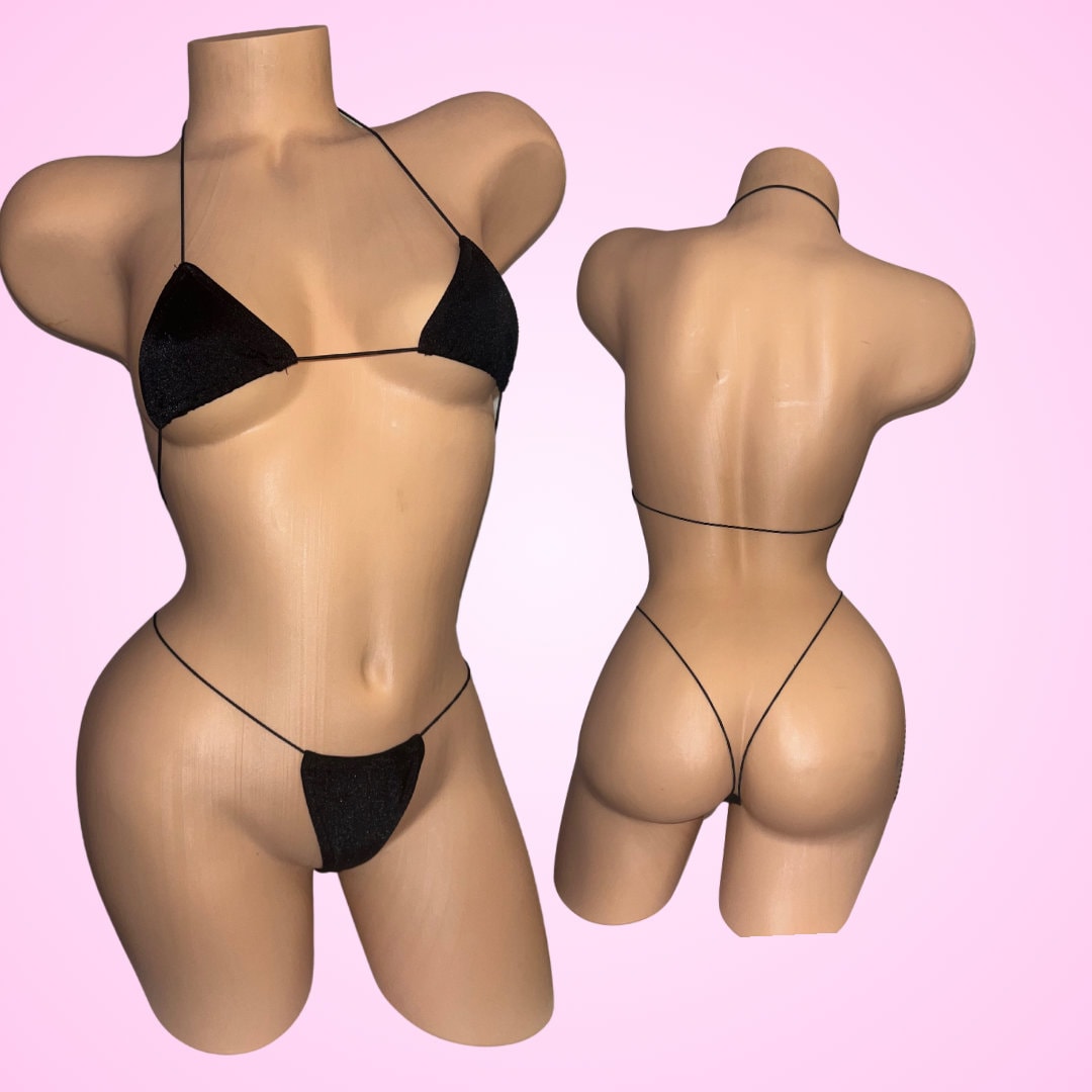 Microkini- Exotic Dancewear, Stripper Outfit, Micro Bikini - Etsy