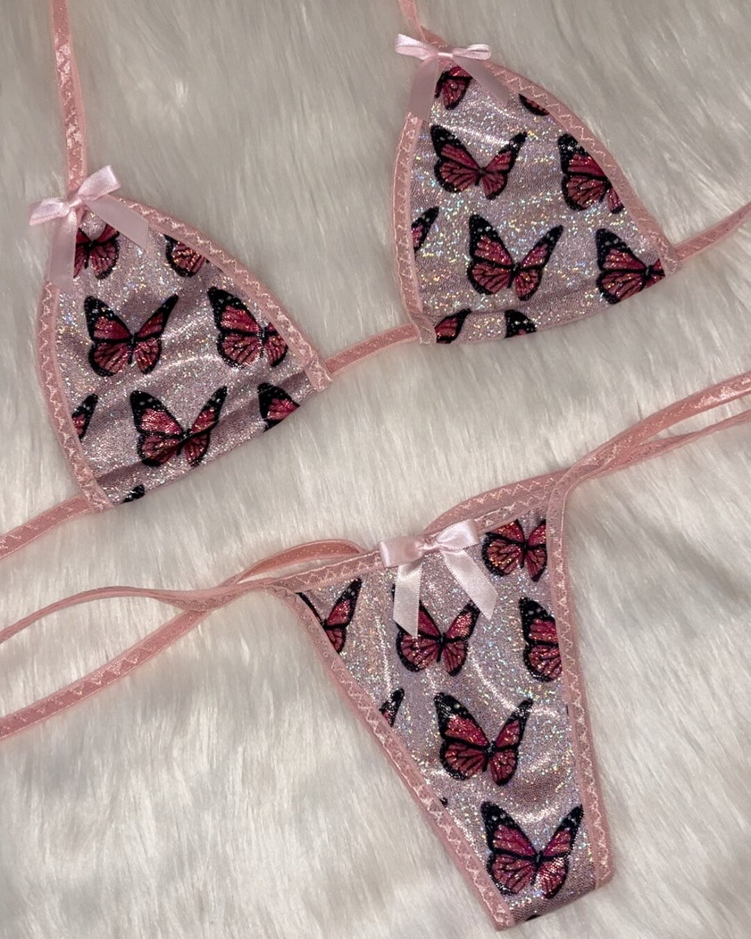 Holographic Butterfly Bikini - Etsy