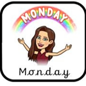 Days of the Week Bitmoji Visual Timetable - Etsy