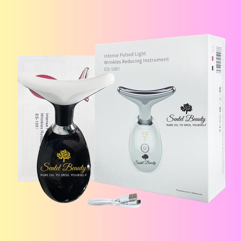 Intense Pulsed Light Facial and Neck Massager - Wrinkles Reducing ...