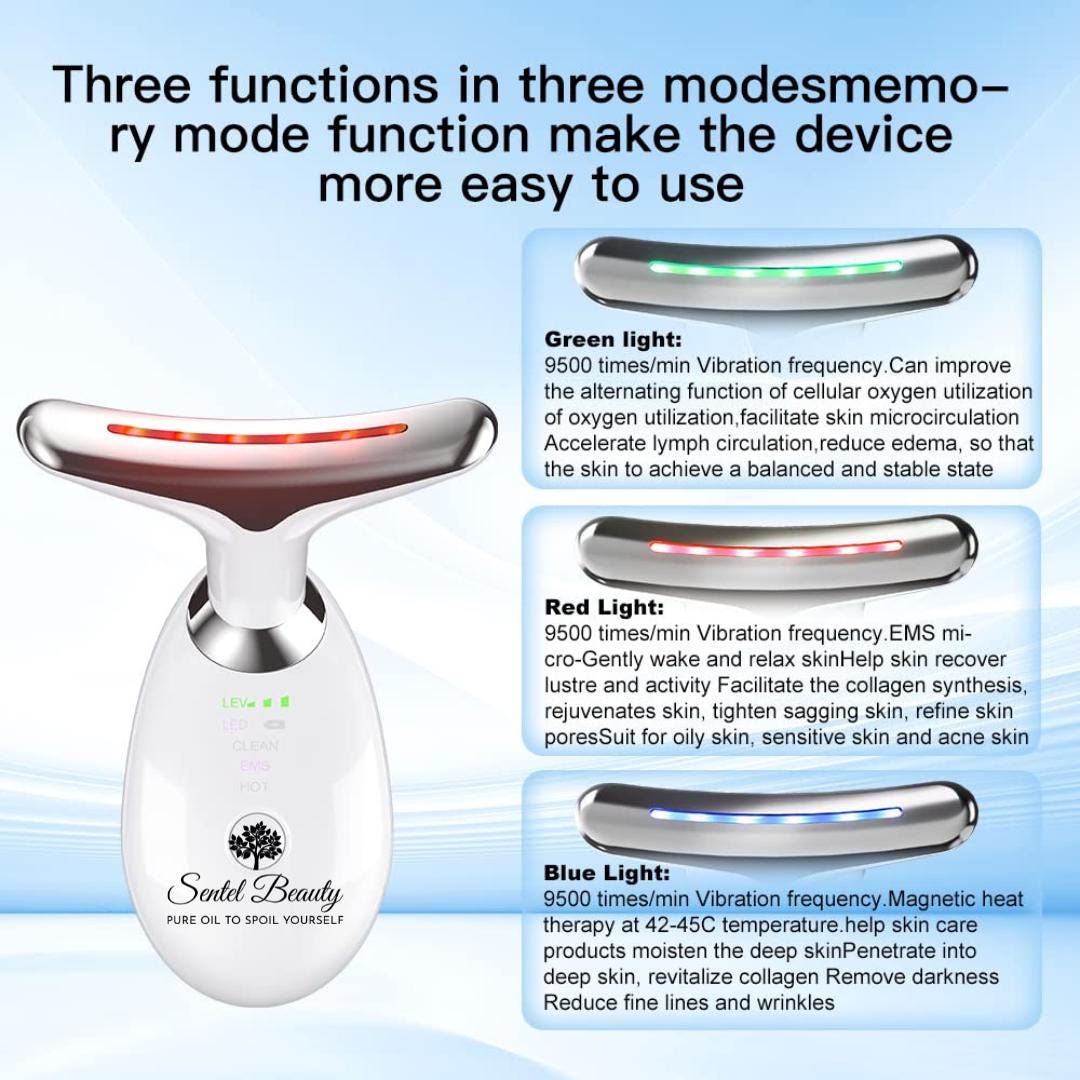 Intense Pulsed Light Facial and Neck Massager - Wrinkles Reducing ...