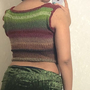 Basic Square Neck Tank Top and Long Sleeve Knitting Pattern for Sentro ...