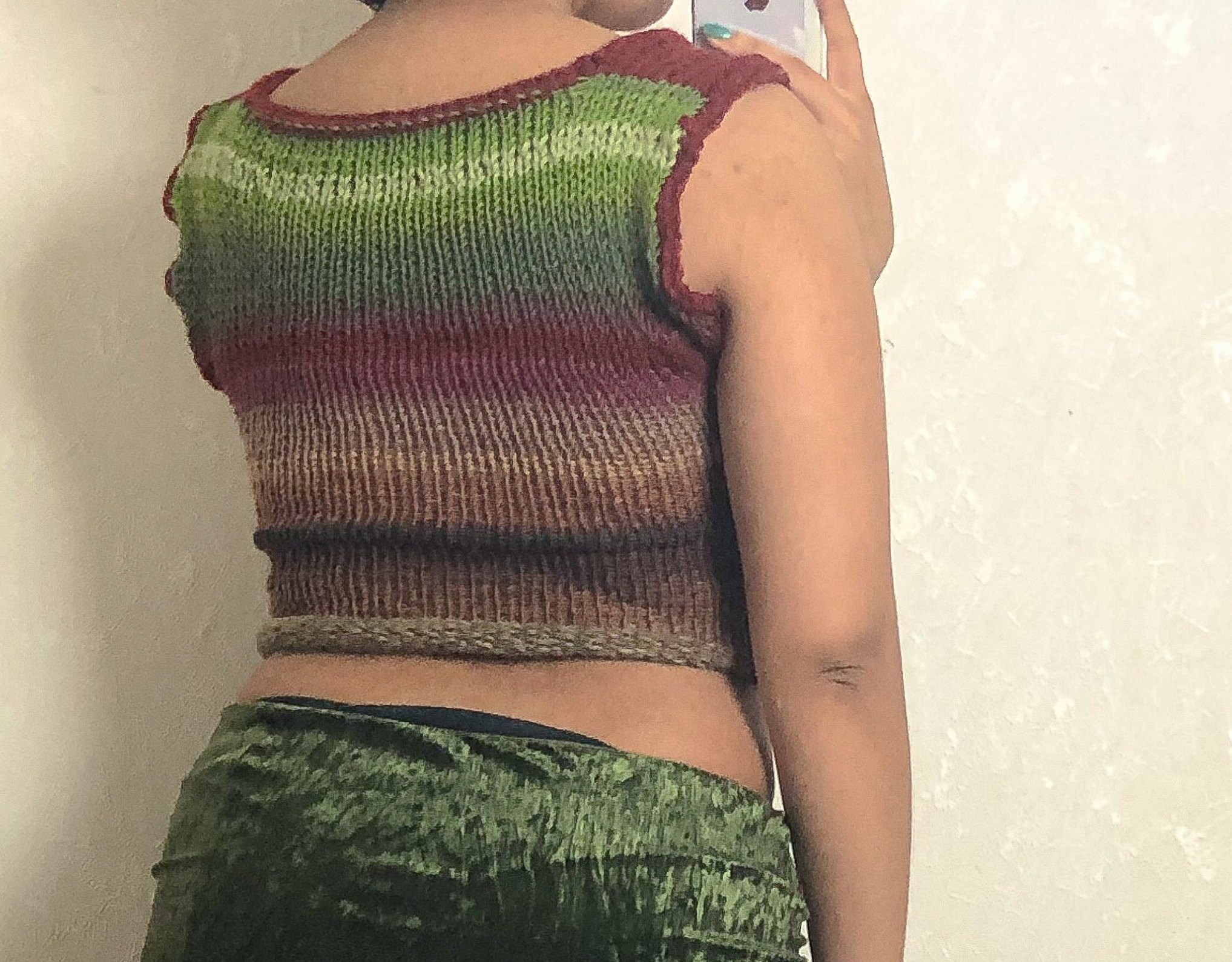 Basic Square Neck Tank Top and Long Sleeve Knitting Pattern for Sentro ...