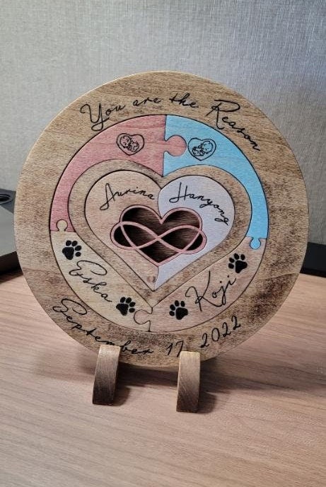 Hand-crafted Wooden Unity Puzzle - Etsy