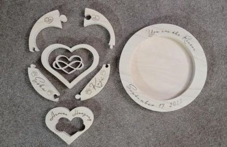 Hand-crafted Wooden Unity Puzzle - Etsy