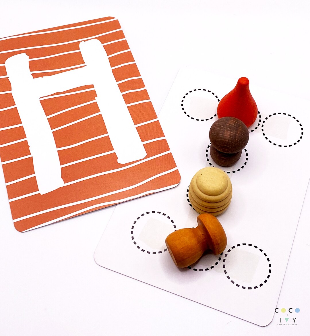 Mandala Alphabet Cards / Grapat Loose Parts Play / ABC - Etsy