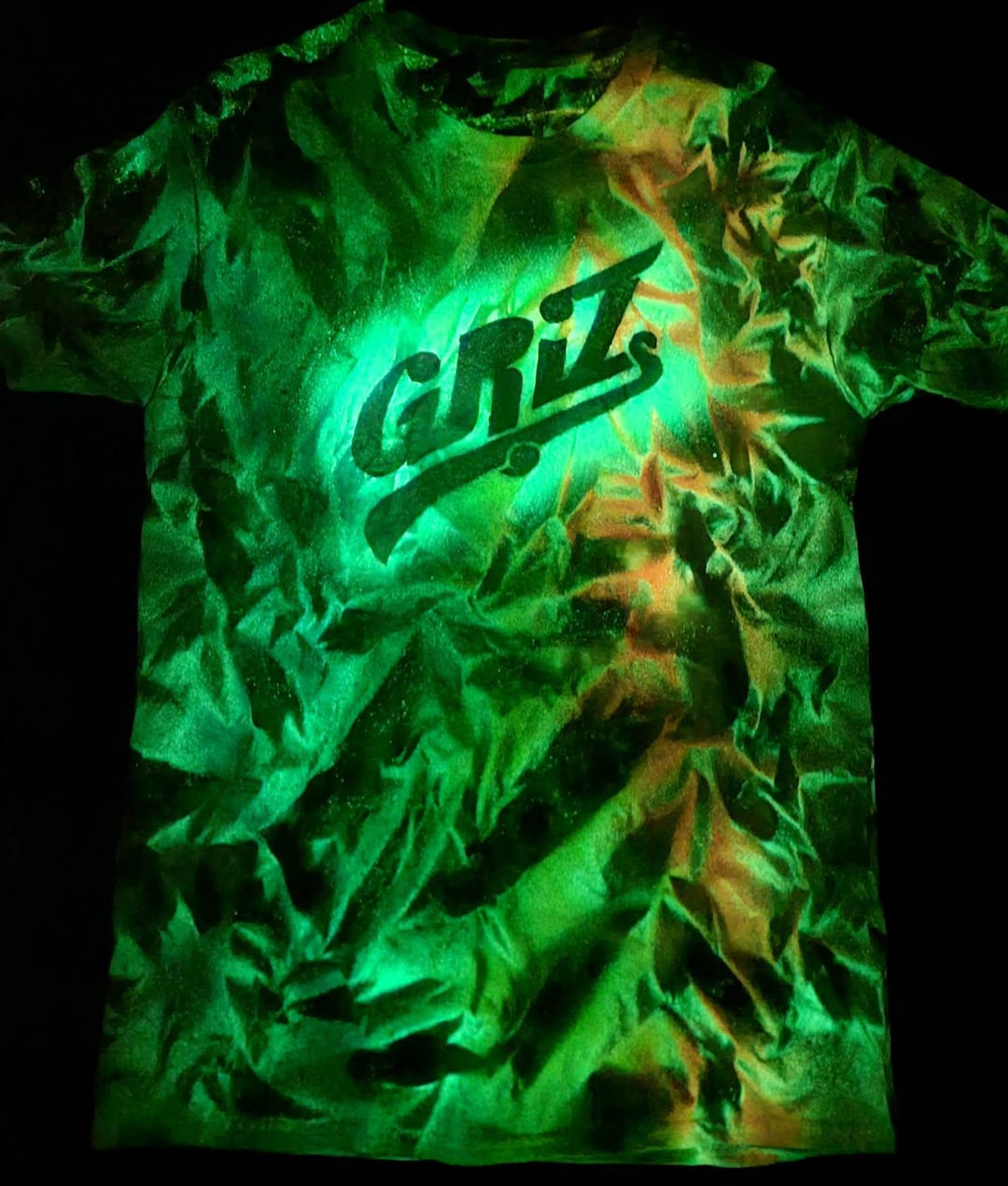 Glow in the Dark Tye Dye GRIZ. - Etsy