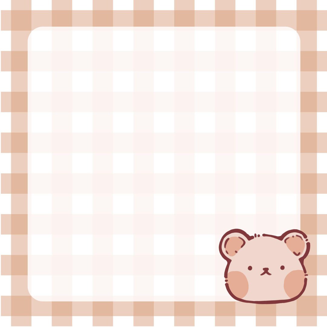 Cute Bear Sticky Notes | Kawaii Animal Notepad |adorable Bear ...