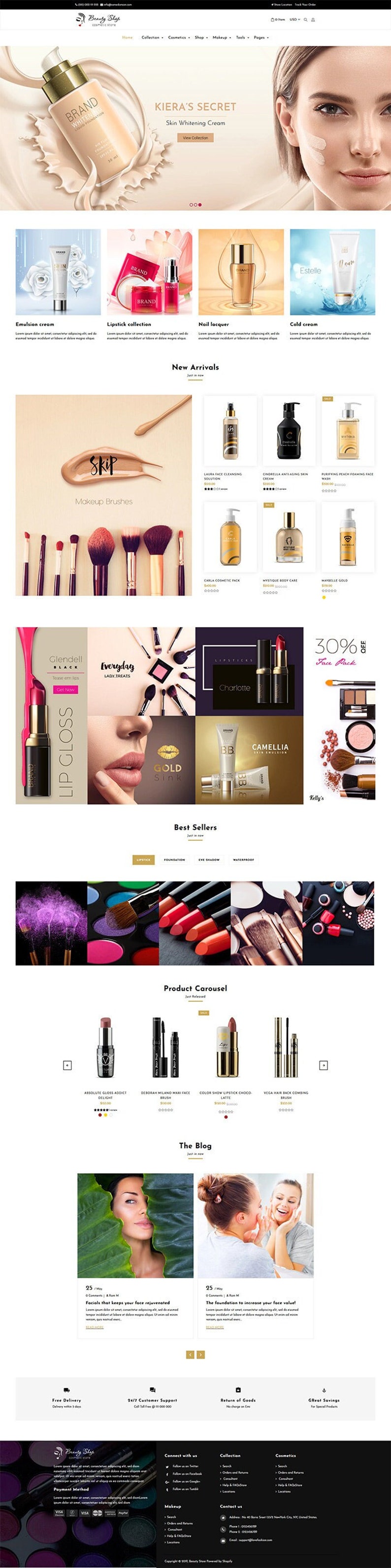 Shopify Templete - Website Template - Website Design - Ecommerce Store ...