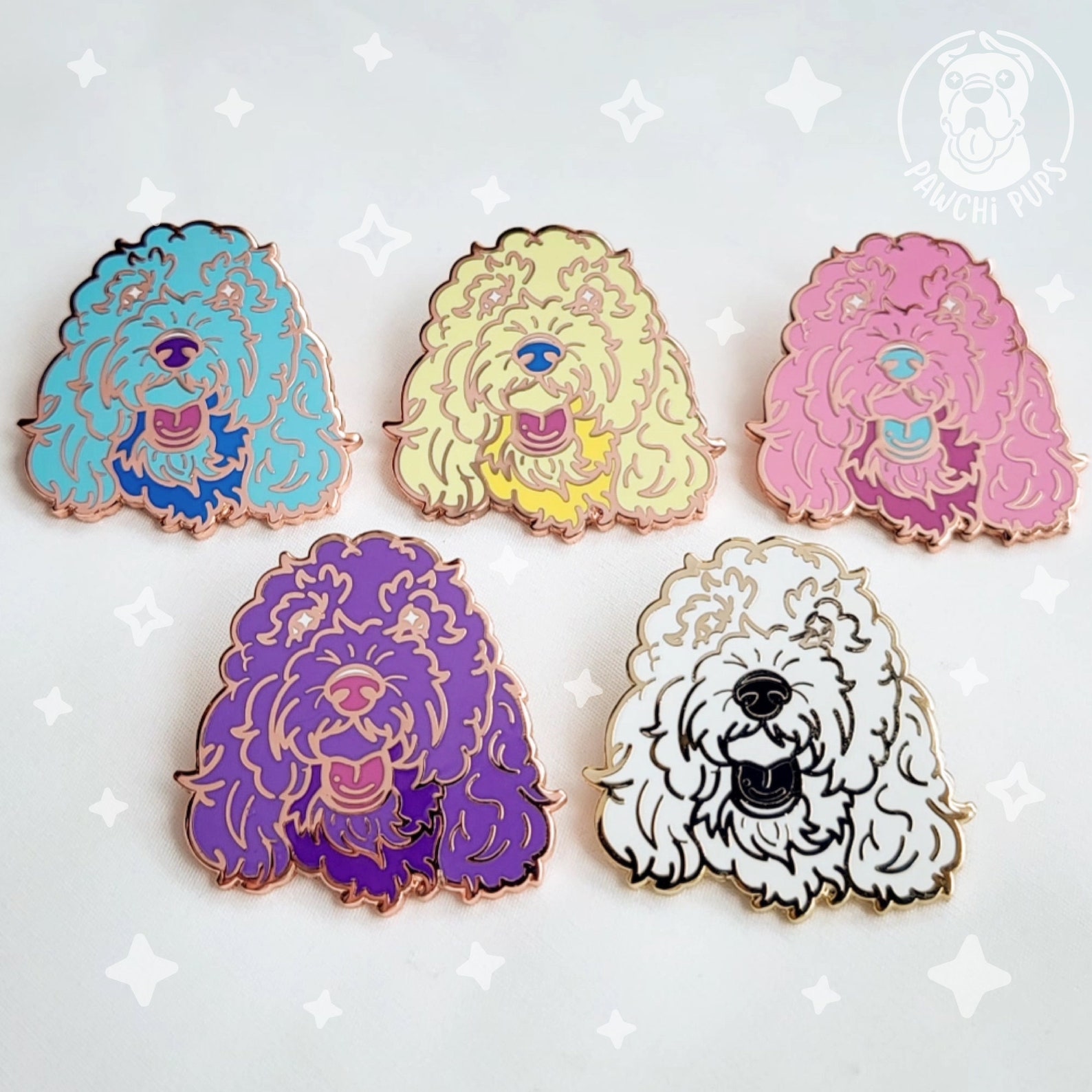 A Doodle Named Daisy Hard Enamel Pin - Etsy