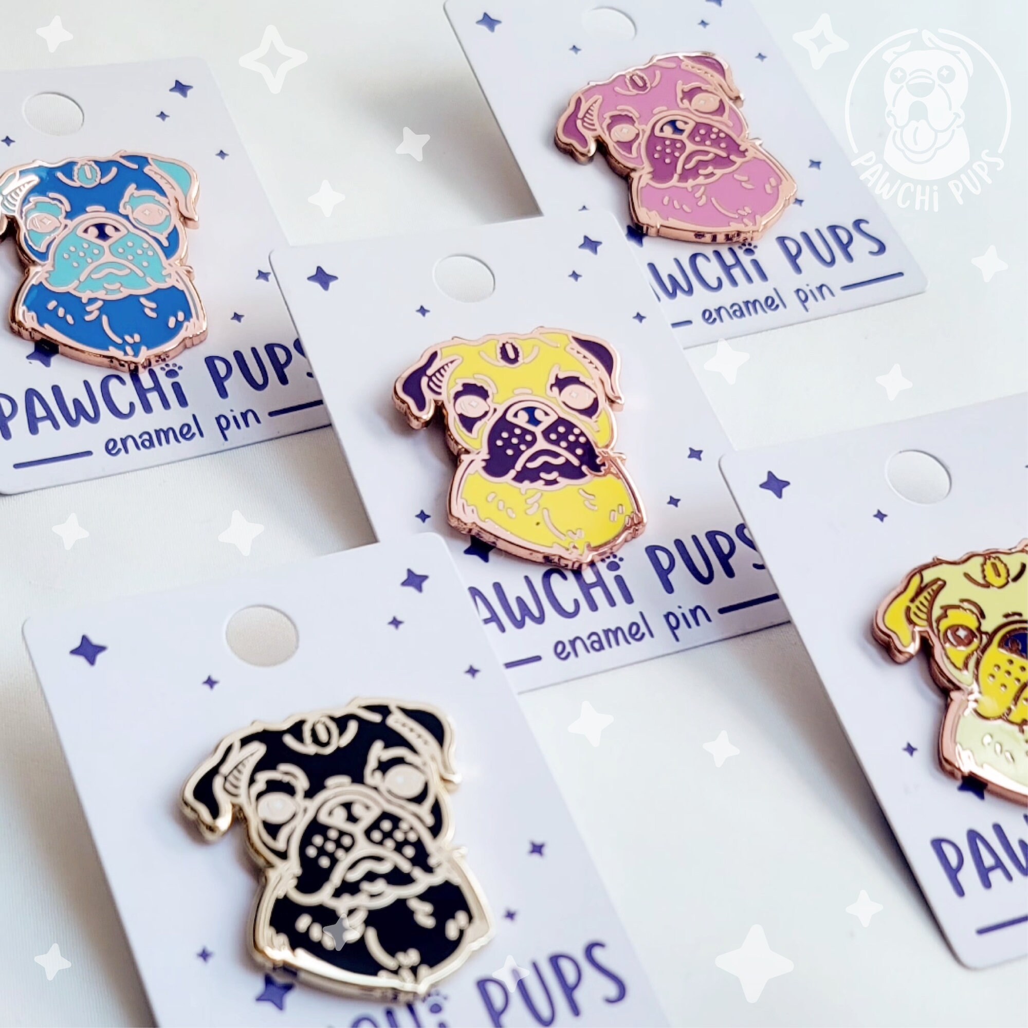 A Pug Named Pete Hard Enamel Pin - Etsy