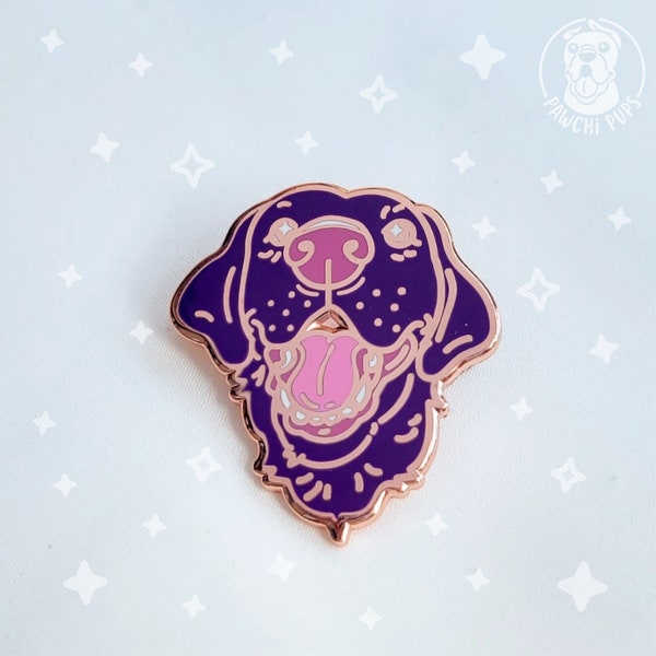 Purple Enamel Pin - Etsy