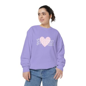 DELTA GAMMA Heart Sorority Comfort Colors Crewneck - Etsy