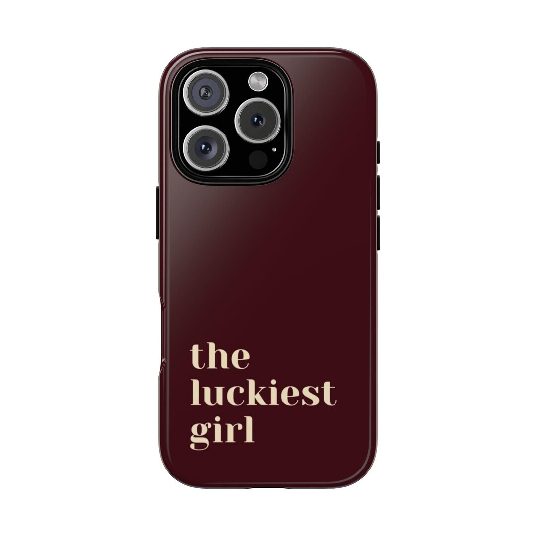 LUCKY Girl Cherry Mocha Sade Phone Case | IT Girl Aesthetic, Fall Phone ...