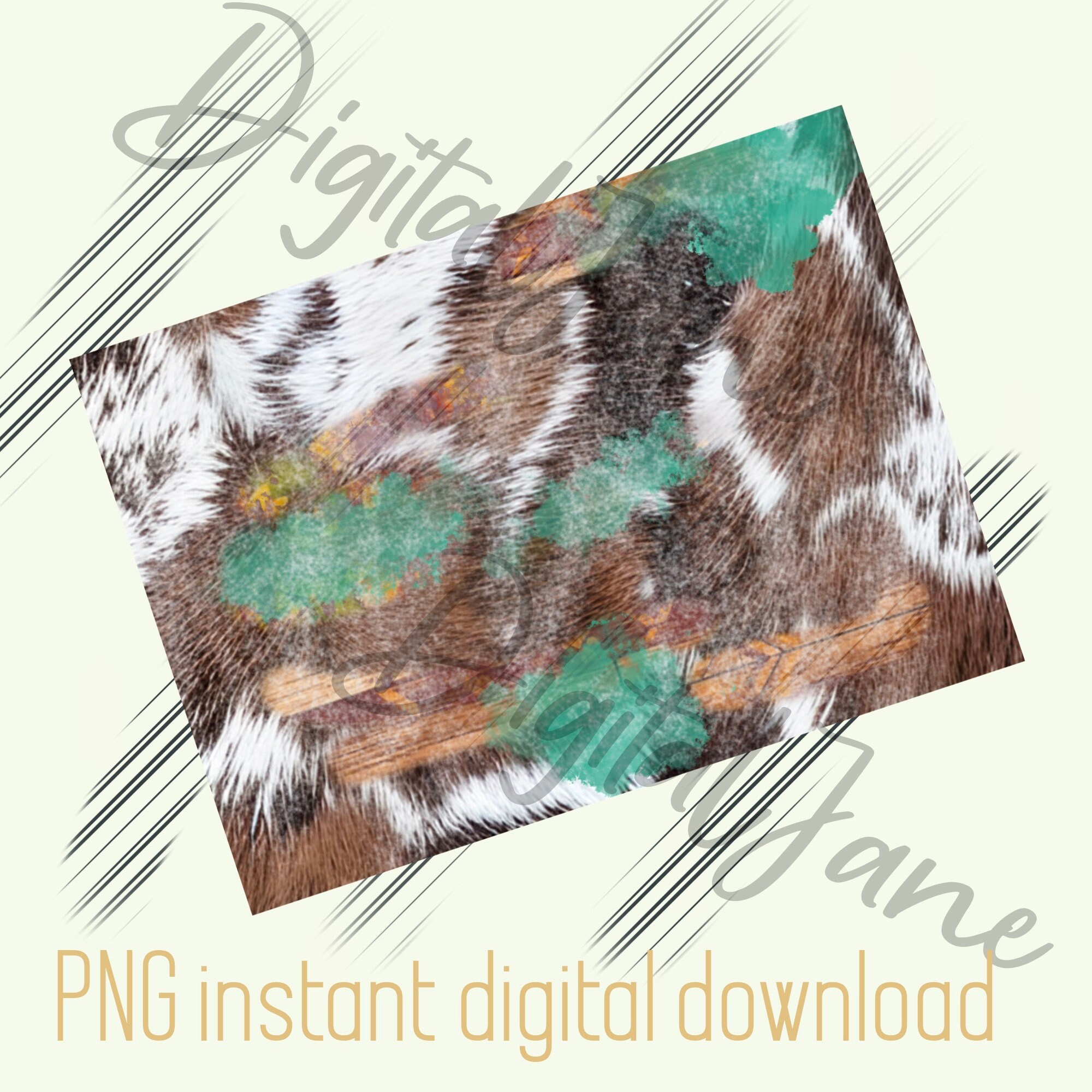 Western Cowhide Tumbler Wrap PNG for 20 Oz Skinny Straight Tumbler ...