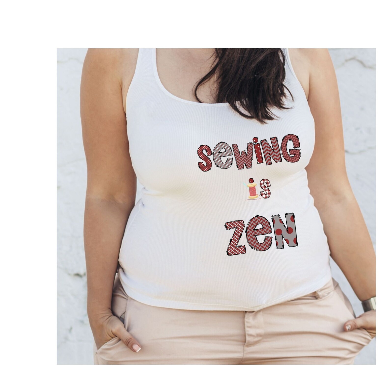 Sewing is Zen Png, Sewing Sublimation Design, Gift for Crafter, Doodle ...