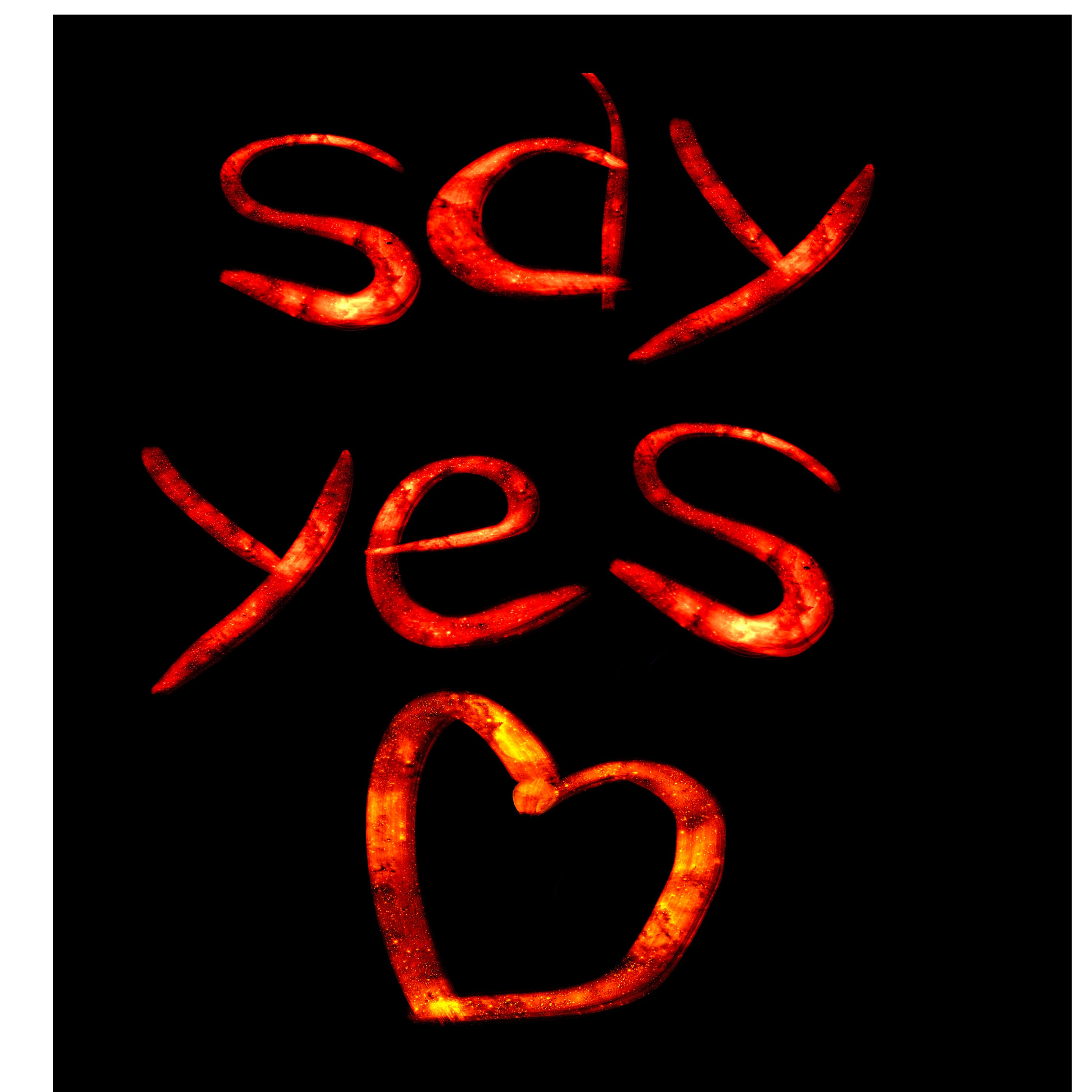 Say Yes PNG Positive Printable Quote Instant Download Printable Wall ...