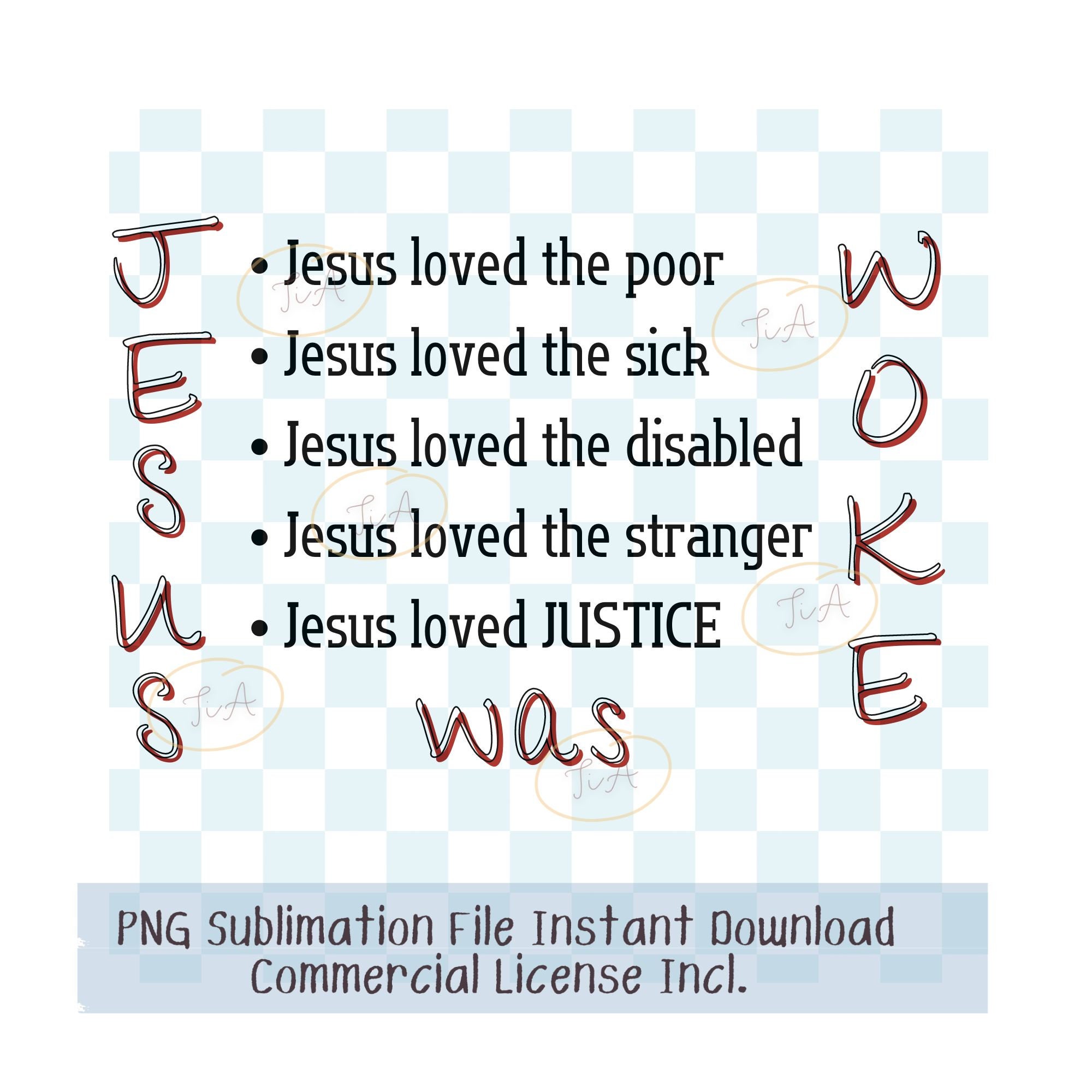 Jesus Was Woke Png Sublimation Designs Progressive Design - Etsy