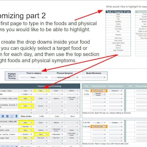 Food Diary - Digital Food Tracker - Google Sheets - Etsy