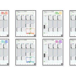 Weekly Template Rocketbook - Etsy